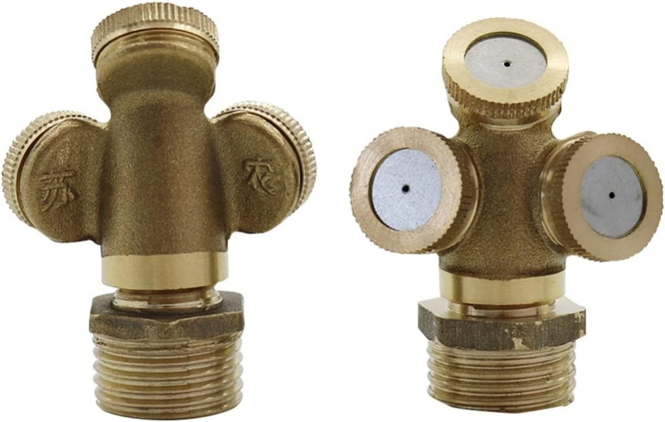 Garden Lawn Sprinkler Irrigation System Copper Mist Nozzle Greenhouse ...