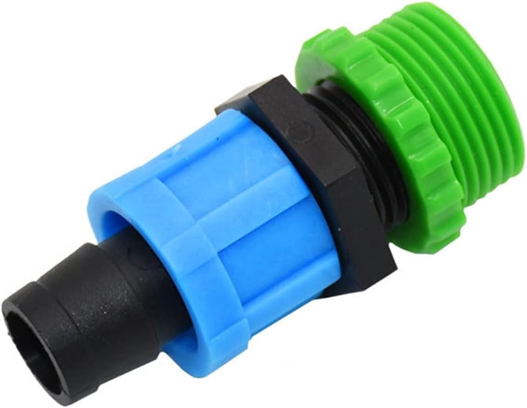 Garden Lawn Sprinkler Irrigation System Garden Drip Tape Male 3/4 to 5/ ...