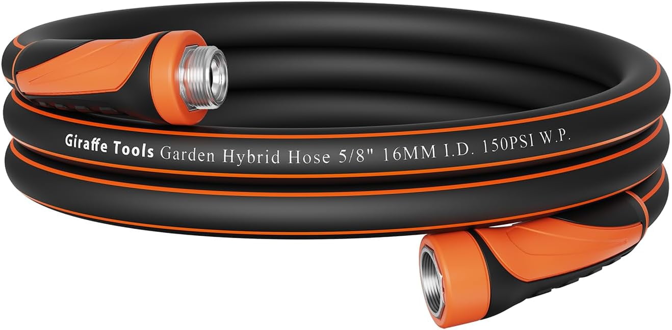 Garden Leader Hose 10ft x 5/8", Short Water Hose Heavy Duty, Flexible ...