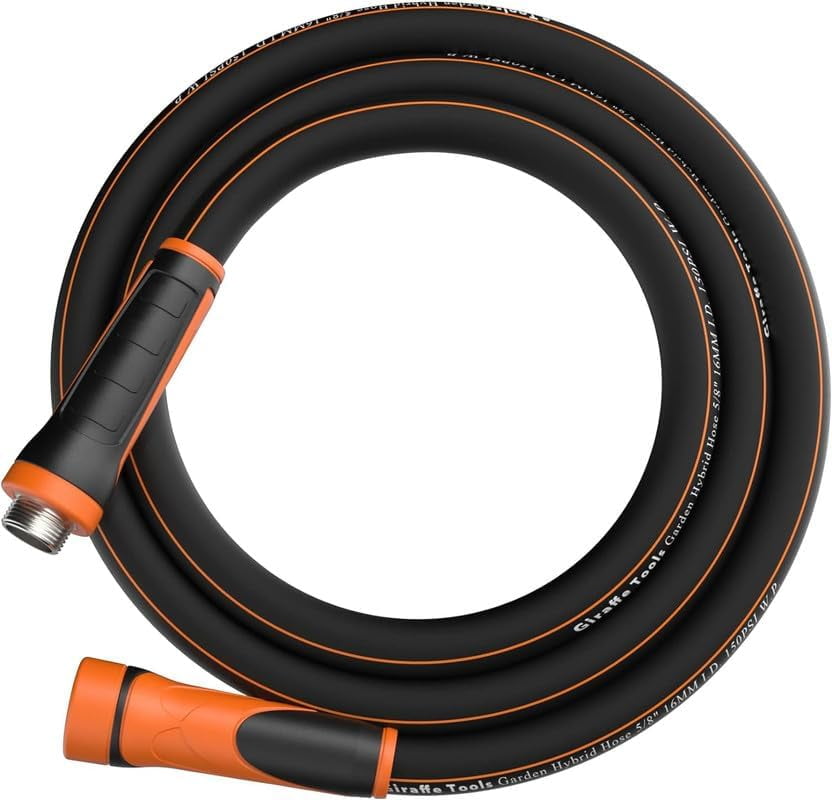 Garden Leader Hose 15ft x 5/8", Short Water Hose Heavy Duty, Flexible ...
