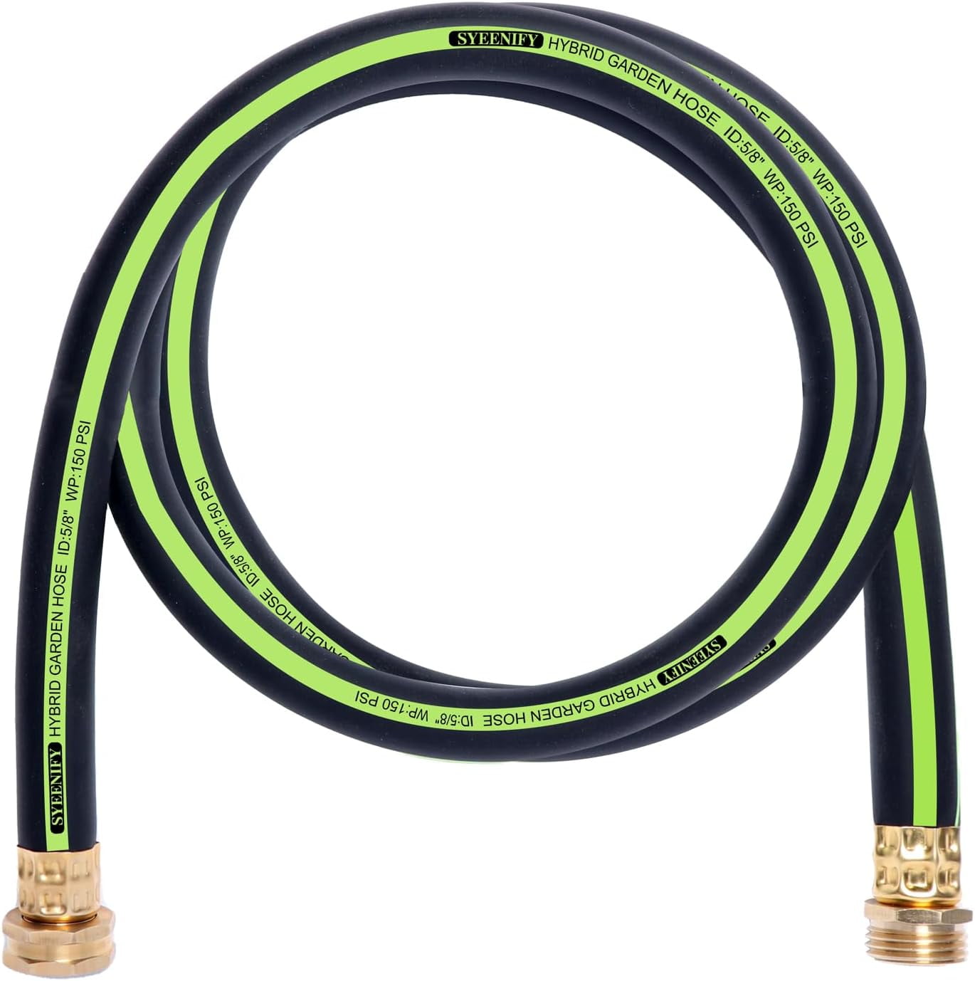 Garden Leader Hose 5/8 in. x 6 ft Short Water Hose Male/Female Heavy ...