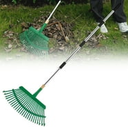 Colwelt 36'' Landscape Rake, Aluminum Yard/Garden Tool with 69 ...