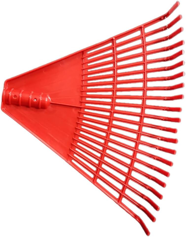 Sosoport Garden Leaf Rake, Plastic Rake Head Shrub Grass Rake Garden ...