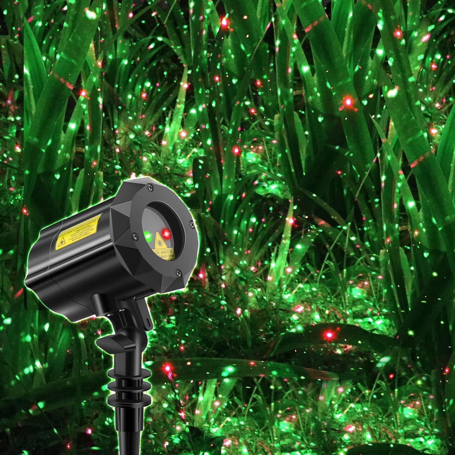 Garden Lights Outdoor Laser Christmas Light Moving Star Projector for ...