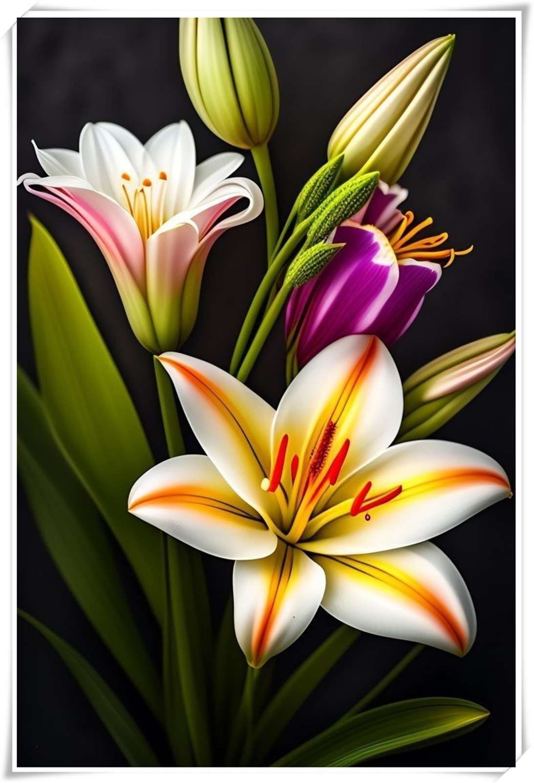 Garden Lily Elegance Decoration Perfect for Borders Striking Rare ...