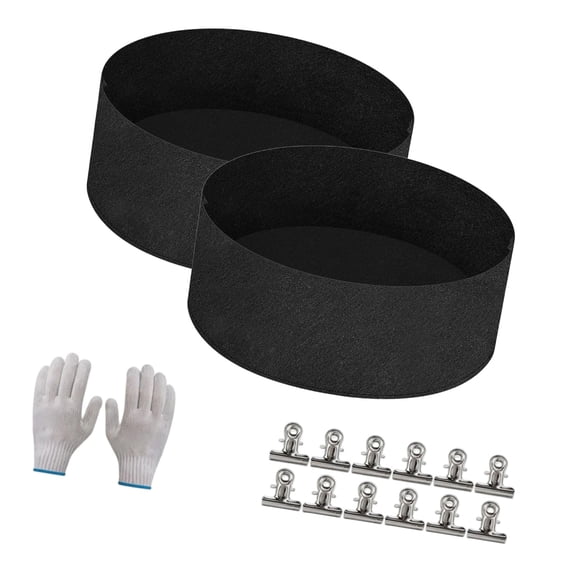 Garden Liner Set With 12 Strong Clips For 4X2 Feet Raised Bed With ...