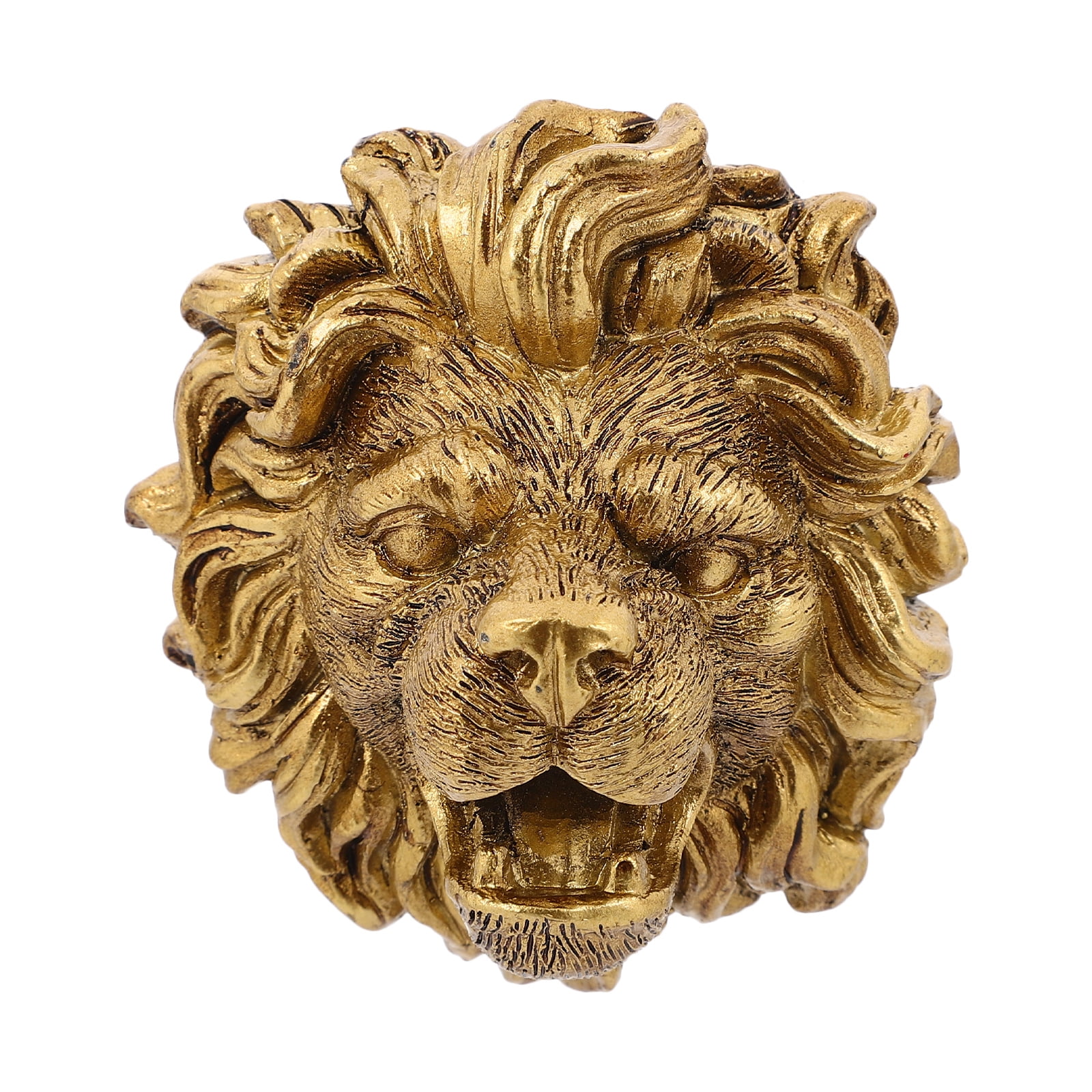 Garden Lion Head Water Fountain Spitter Wall Mounted Resin Nozzle ...