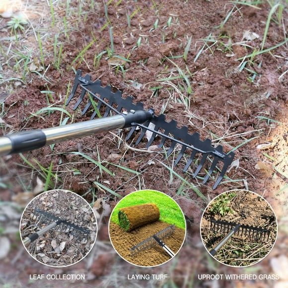 Metal Tine Leaf Rake