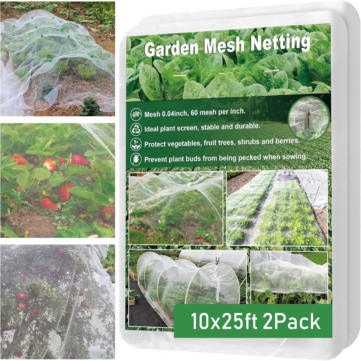 Garden Mesh Netting Barrier,Fruit Tree Plant Netting for Vegetable ...