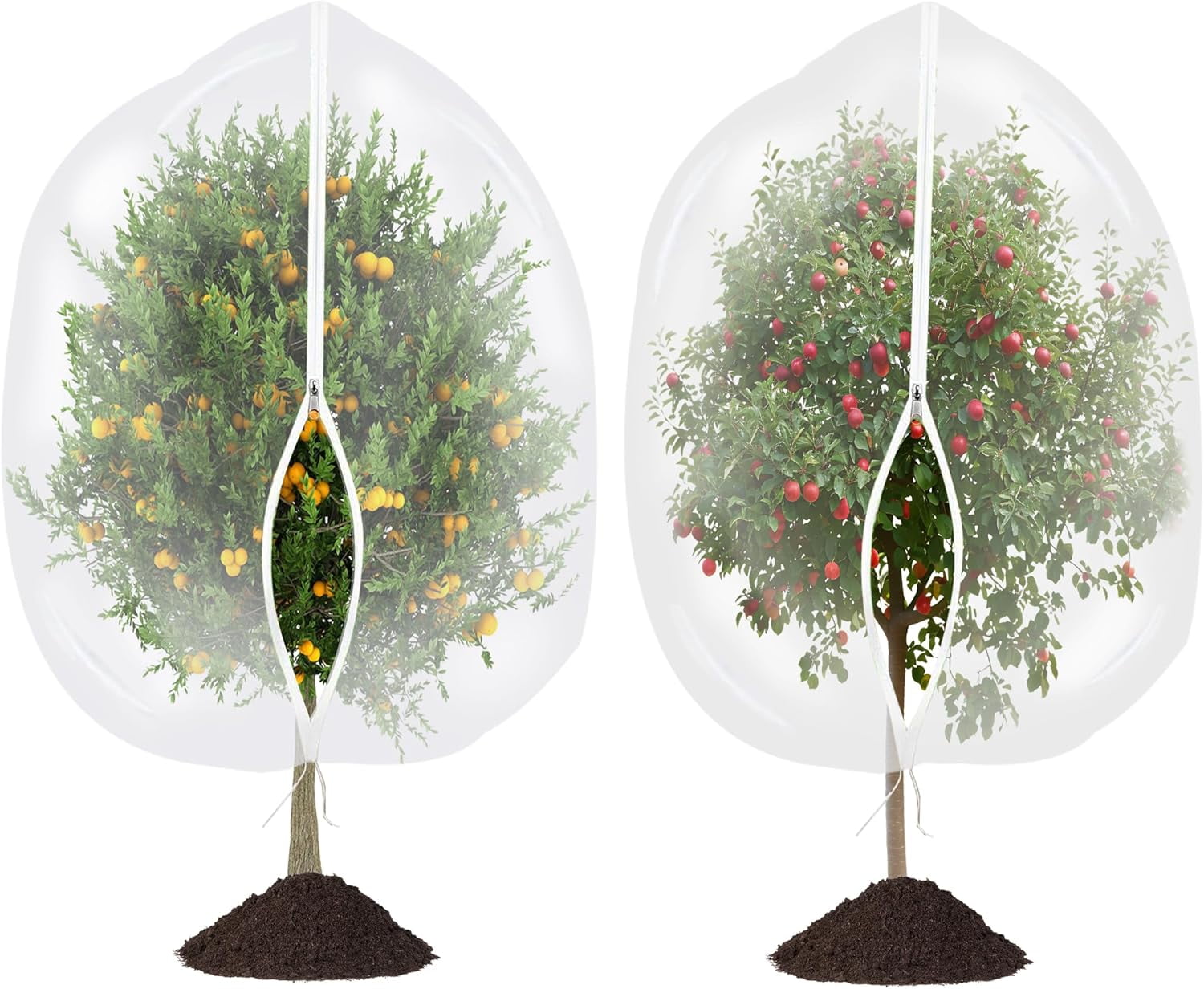 Garden Mesh Netting with Zipper and Drawstring,Plants Cover Protection ...