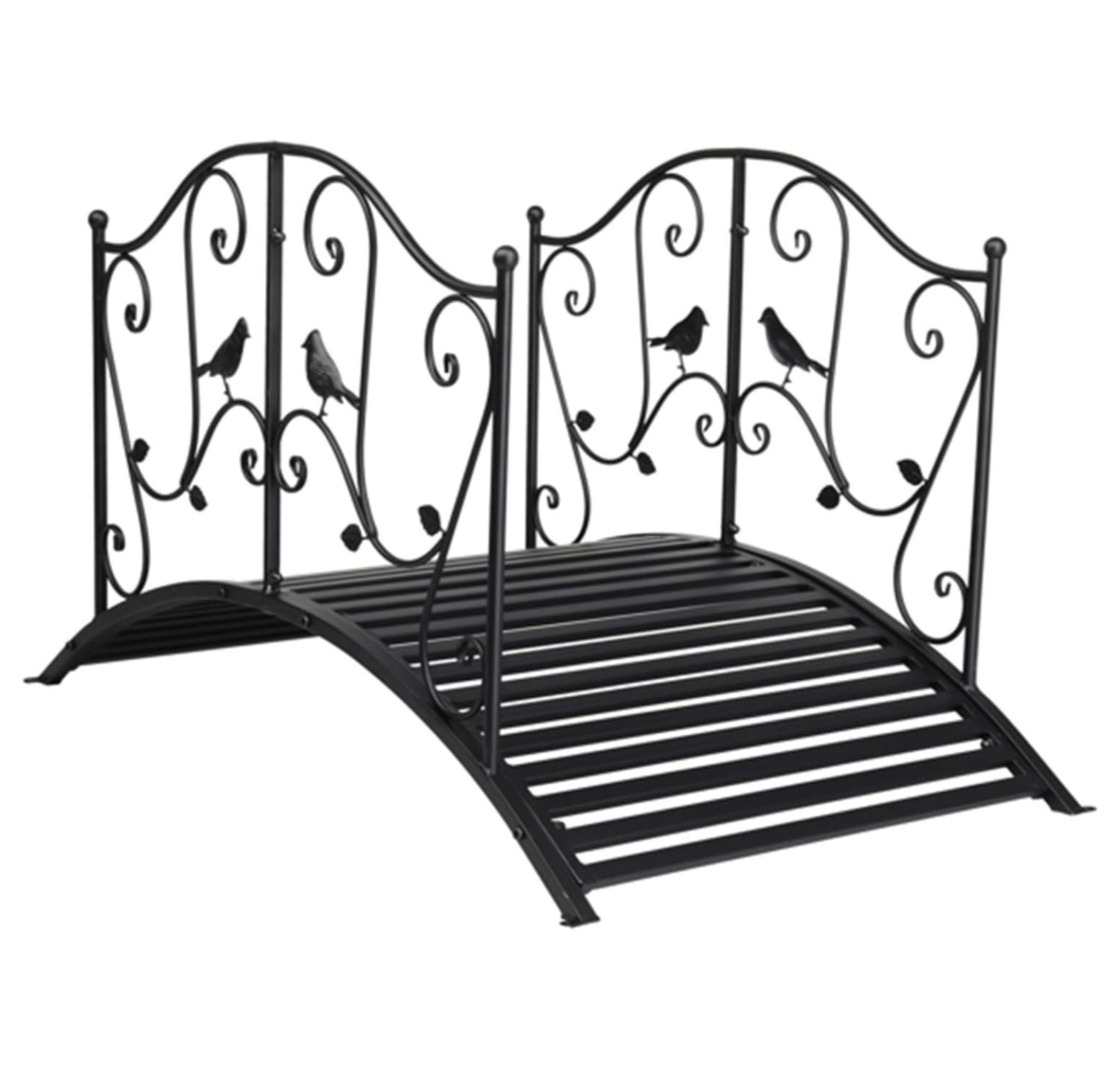 Garden Metal Arch Bridge Backyard Iron Bridge Iron Art Outdoor ...