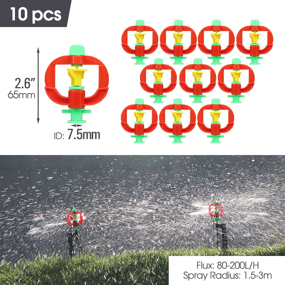 Garden Micro Irrigation Sprinklers Lawn Farm Greenhouse Watering System ...