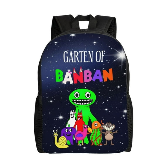 Garden Monster Animal Banban Backpack 16 Inch Bookbag Travel Laptop Bag ...