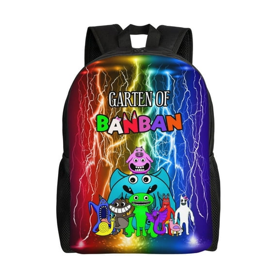 Garden Monster Animal Banban Backpack 16 Inch Bookbag Travel Laptop Bag ...