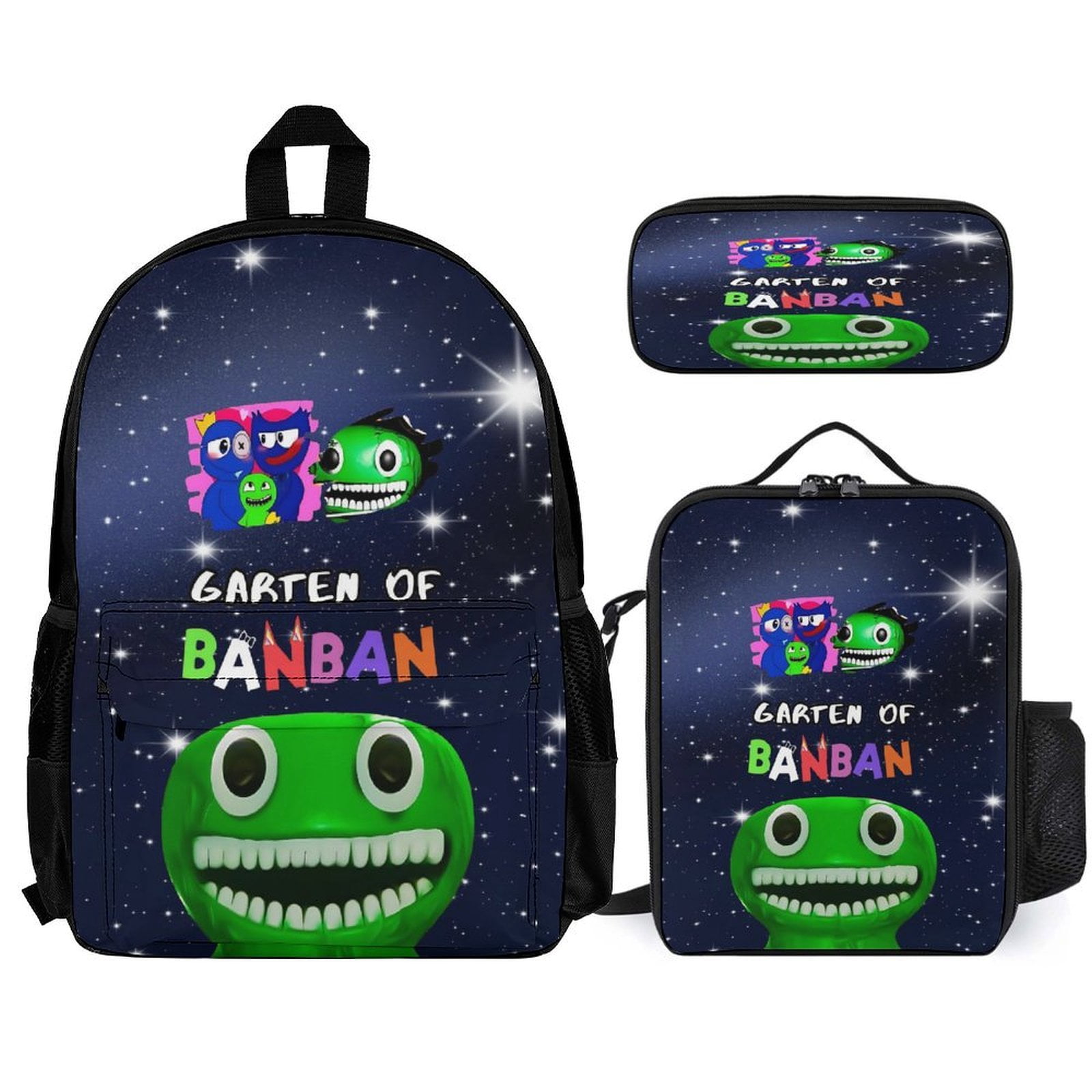 Garden Monster Animal Banban Backpack Set 16.5In Backpacks with Pencil ...