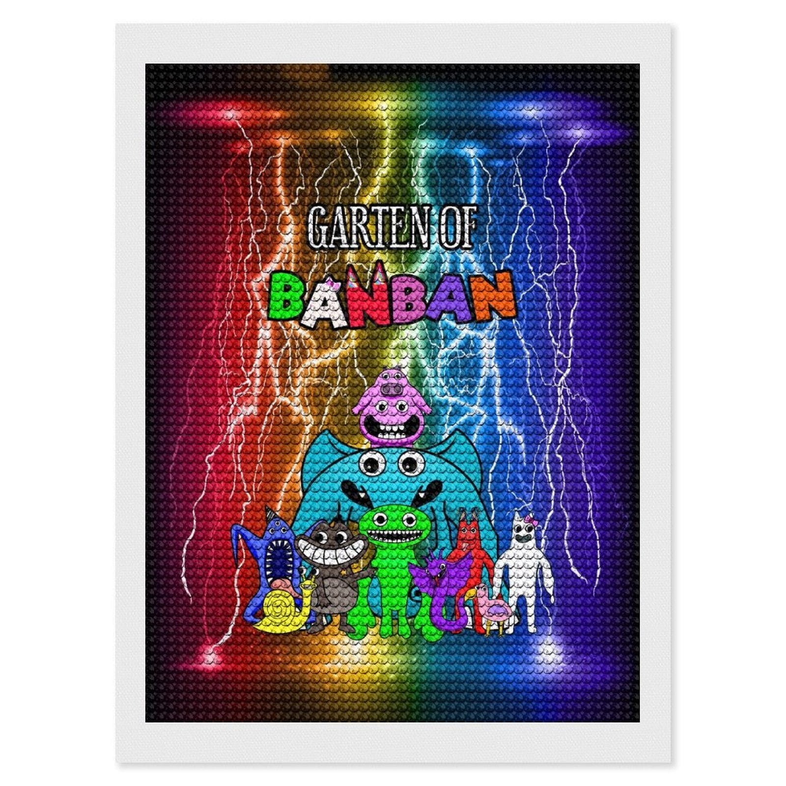 Garden Monster Animal Banban Diamond Art Kits for Adults Kids,DIY 5D ...