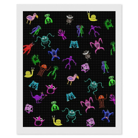 Garden Monster Animal Banban Diamond Art Kits for Adults Kids,DIY 5D ...