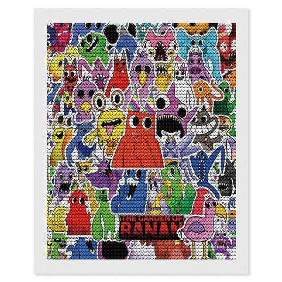 Garden Monster Animal Banban Diamond Art Kits for Adults Kids,DIY 5D ...