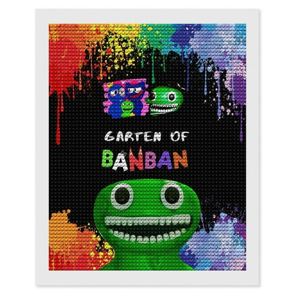 Garden Monster Animal Banban Diamond Art Kits for Adults Kids,DIY 5D ...