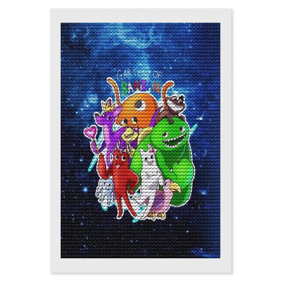 Garden Monster Animal Banban Diamond Art Kits for Adults Kids,DIY 5D ...