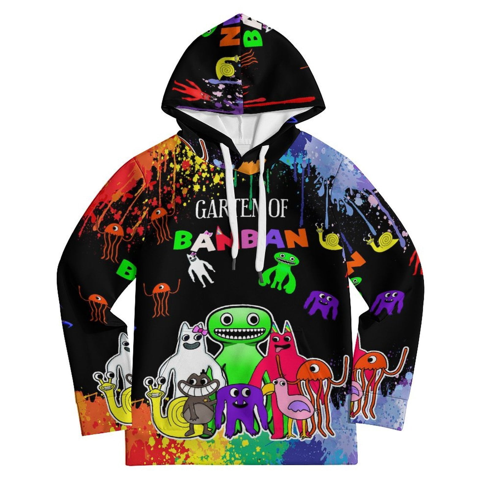 Garden Monster Animal Banban Lightweight Hoodie Anime Sweatshirts ...