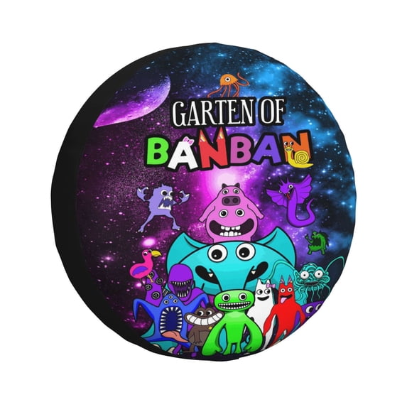 Garden Monster Animal Banban Tire Cover Cartoon Weatherproof Universal ...