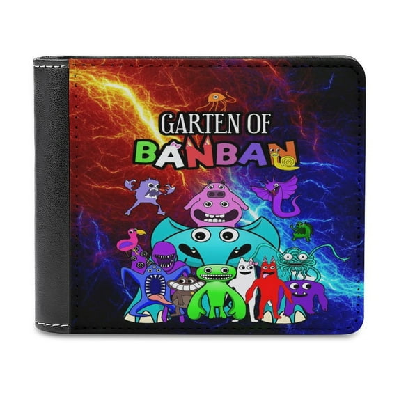 Garden Monster Animal Banban Wallet for Men Leather Purse Clutch Card ...