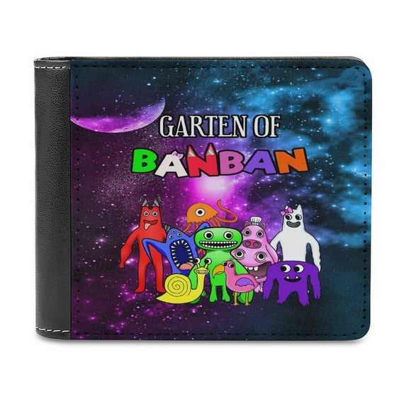 Garden Monster Animal Banban Wallet for Men Leather Purse Clutch Card ...