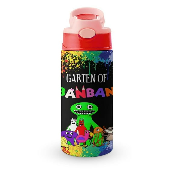 Garden Monster Animal Banban Water Bottle with Straw Lid Vacuum ...
