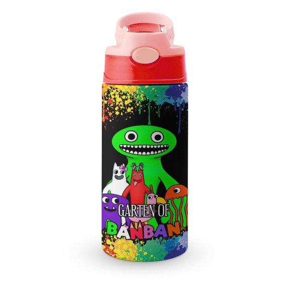 Garden Monster Animal Banban Water Bottle with Straw Lid Vacuum ...