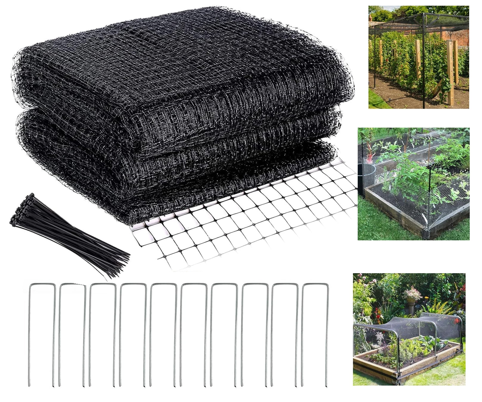 Garden Netting,7 x 100 Feet Deer Fence Netting,Bird Netting for Garden ...