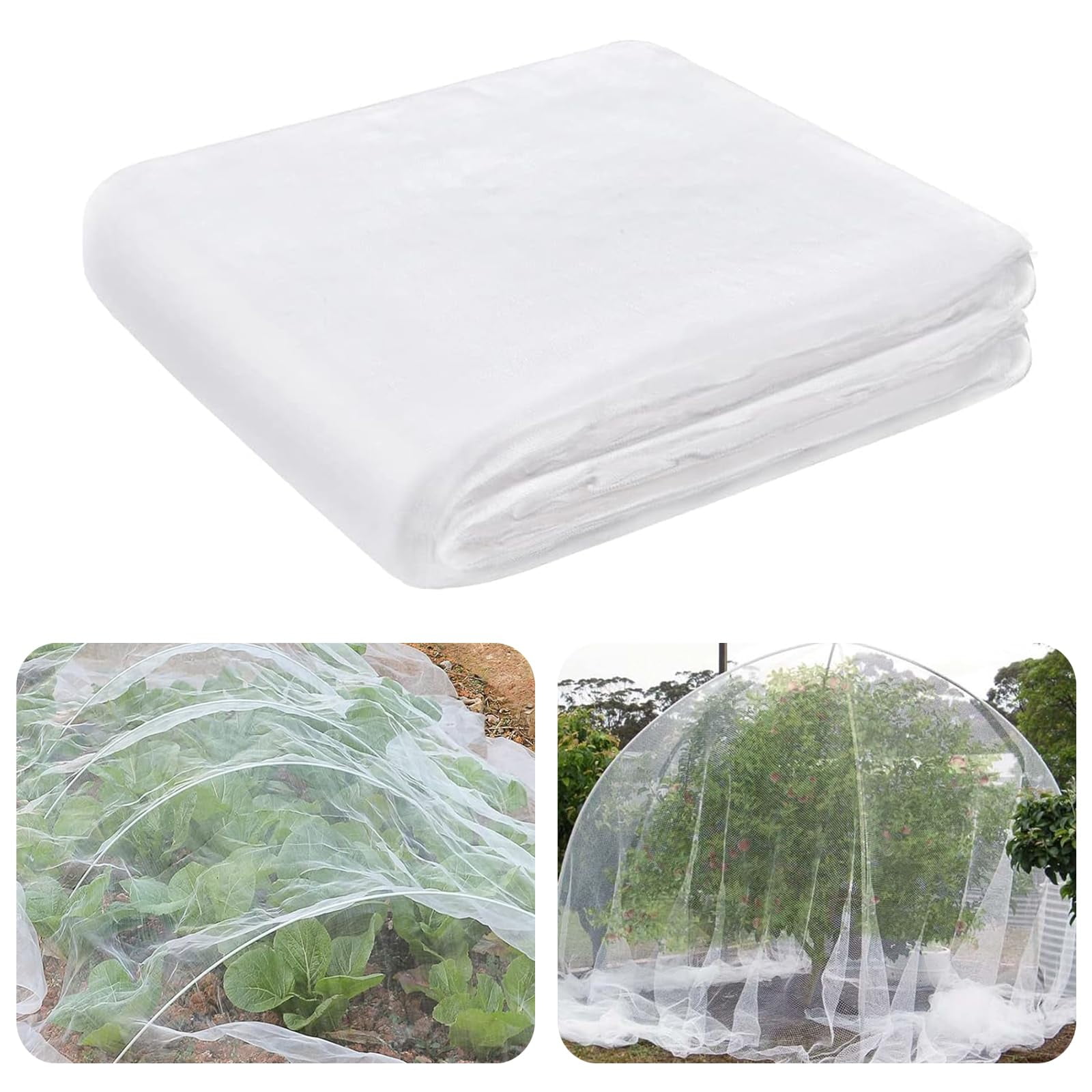 Garden Netting, Mosquito Bird Netting Mesh for Vegetable Fruits Tree ...