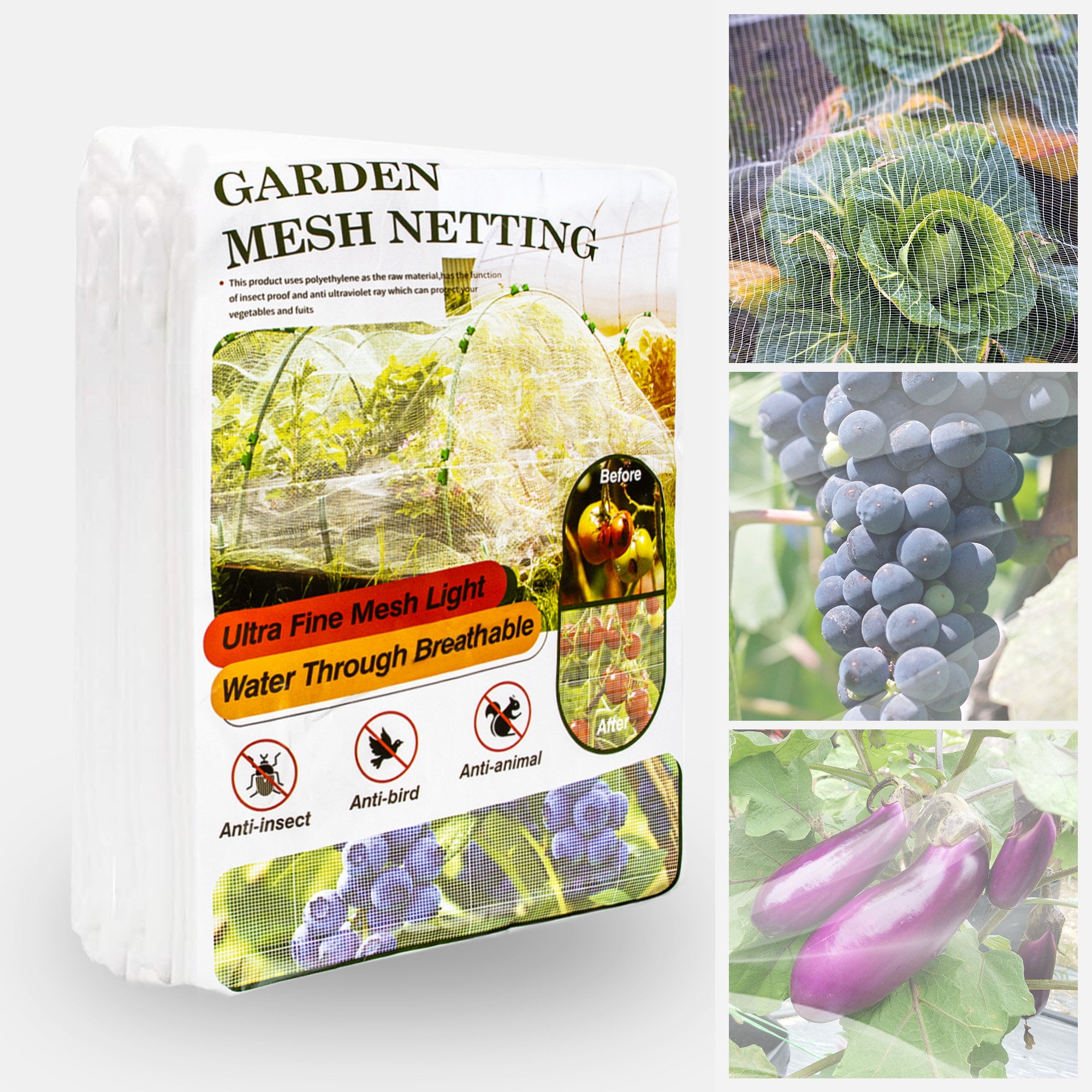 Garden Netting, Mosquito Netting Plant Covers Insect Bird Netting ...