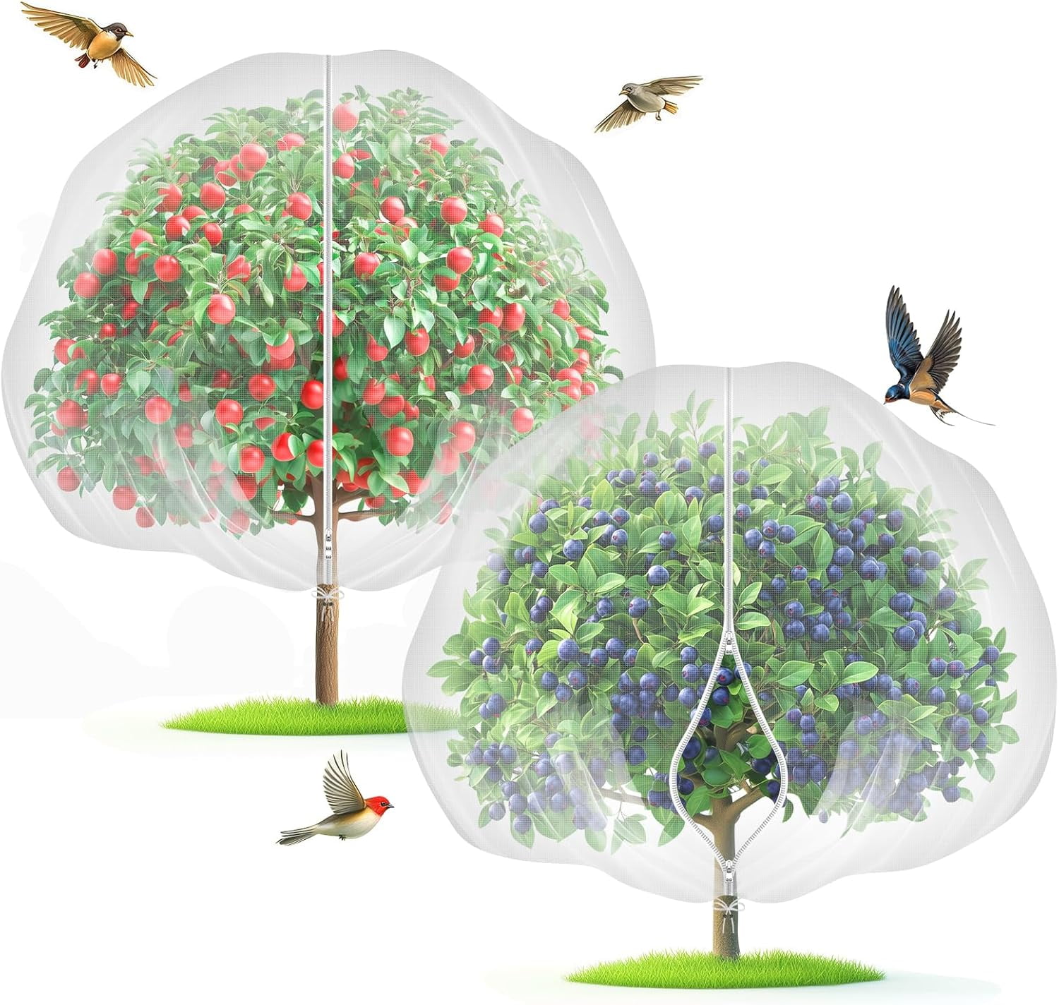 Garden Netting Pest Barrier Bug Netting for Garden Protection Row Cover ...