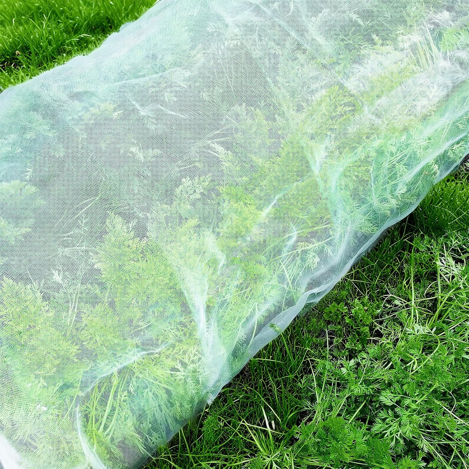 Garden Netting Pest Barrier: Ultra Fine 15'x15' Bug Netting for Garden ...