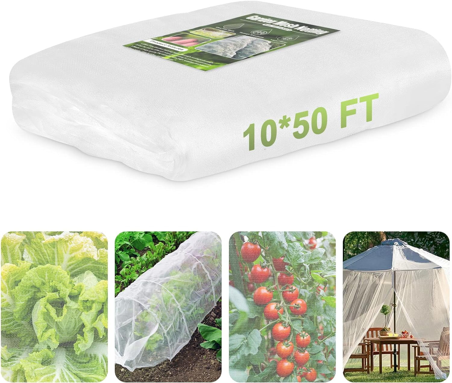 Garden Netting, Ultra Fine Mesh Netting Pest Barrier Protection Bird ...