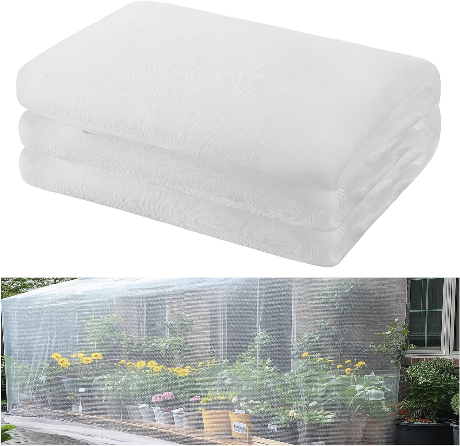 Garden Netting - Ultra Fine Mesh Plant Covers to Keep Small Animals ...