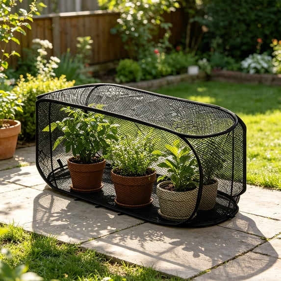 Garden Netting for Raised Beds,Garden Mesh vegetation Cover,Foldable ...