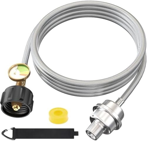 Garden Now Propane Heater Fuel Filter F273699 with 10FT Hose with Gauge ...