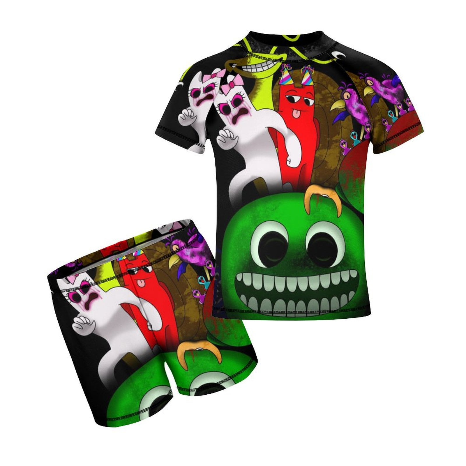 Garden Of Banban Summer Swimwear For Boys 2PCS Rash Guard Sets For ...