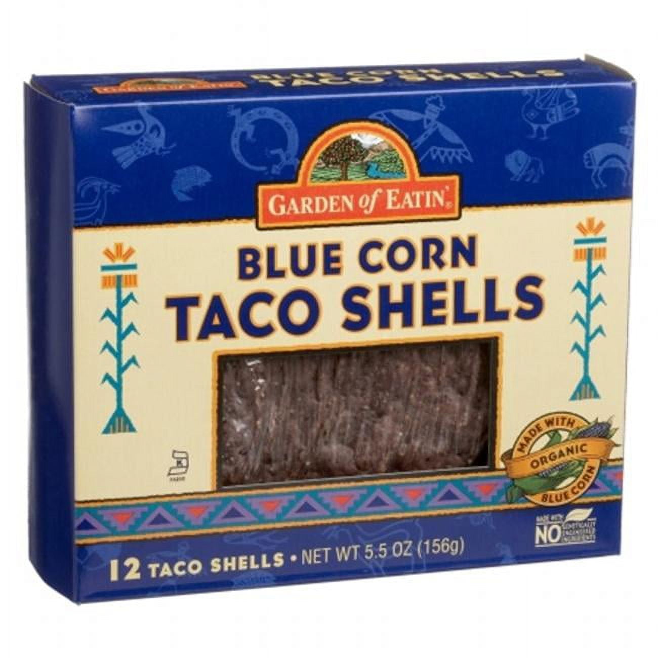 Garden Of Eatin Organic Blue Corn Taco Shells - Walmart.com