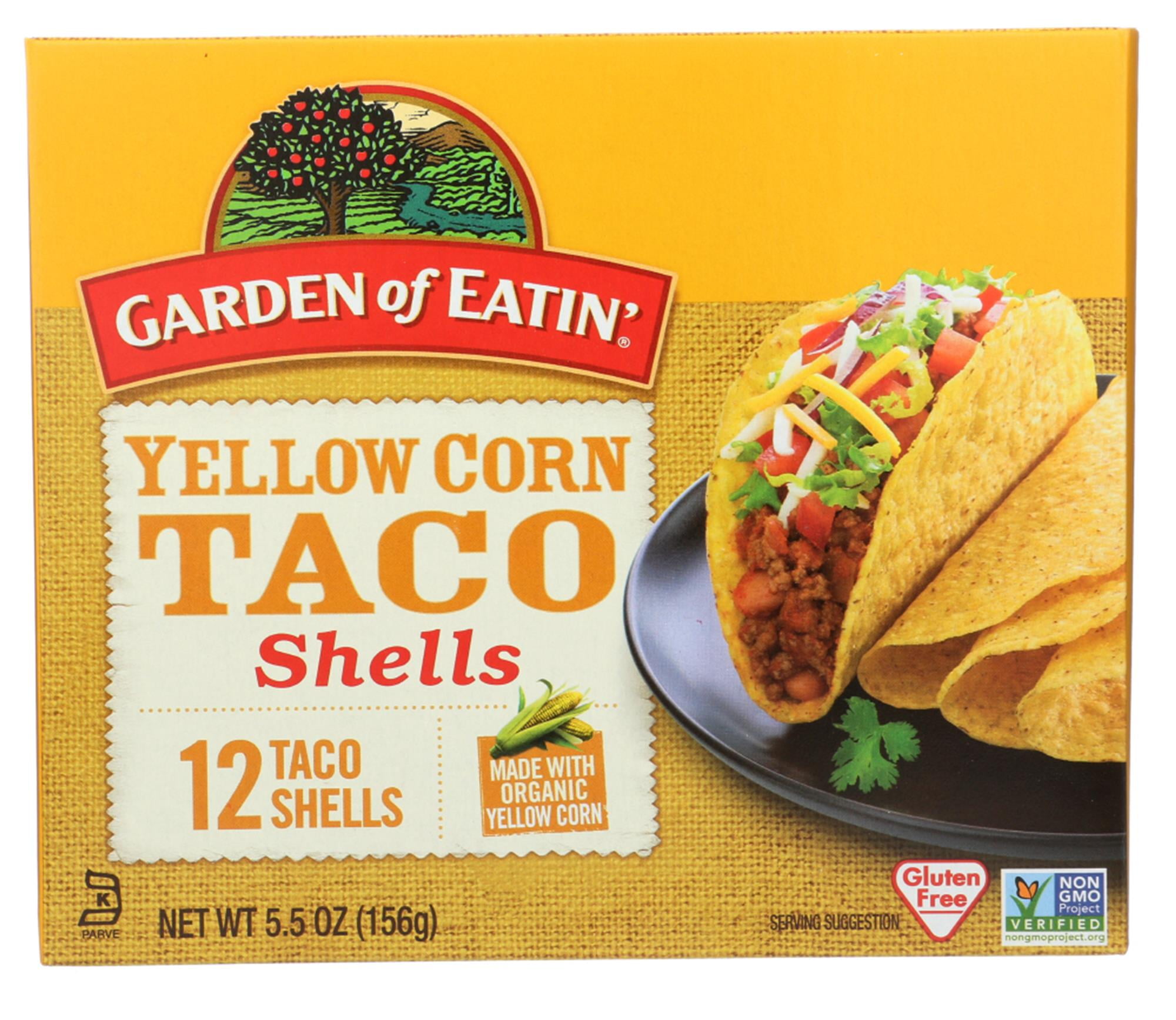 Garden Of Eatin' Yellow Corn Taco Shells - Taco Shells - Case Of 12 - 5 ...