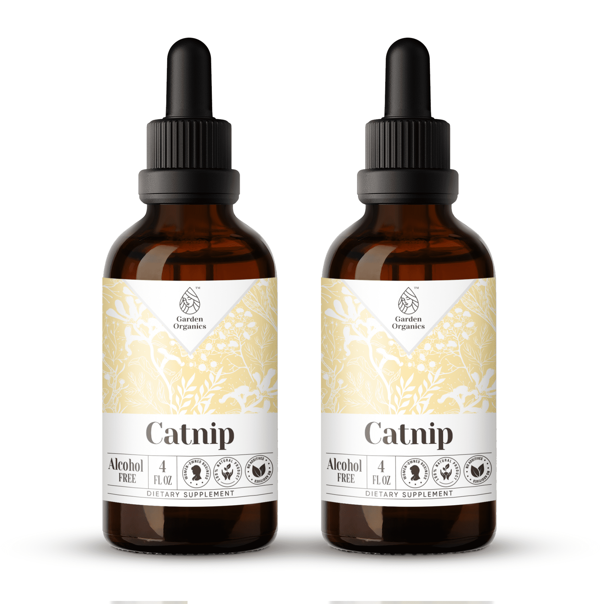Garden Organics Catnip Tincture Alcohol-FREE Extract, Catnip (Nepeta ...