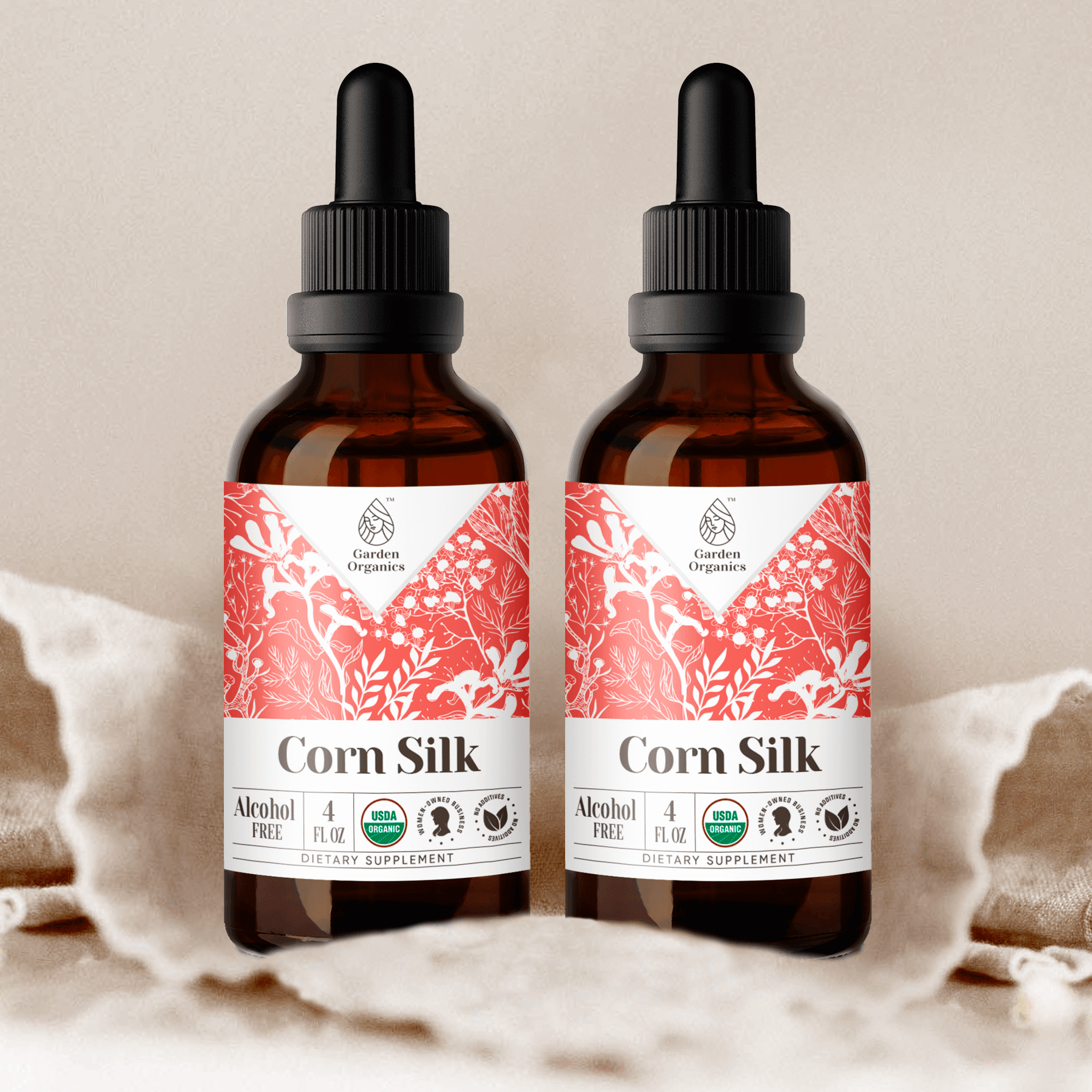 Garden Organics Corn Silk Tincture Alcohol-FREE Extract, Organic Corn ...