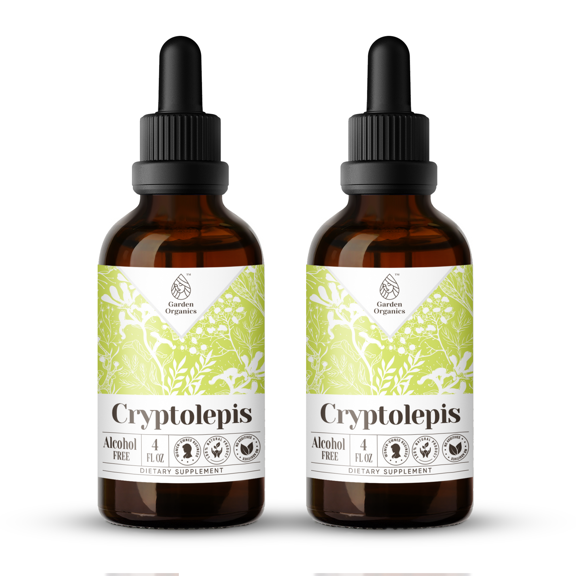Garden Organics Cryptolepis Tincture Alcohol-FREE Extract, Wildcrafted ...