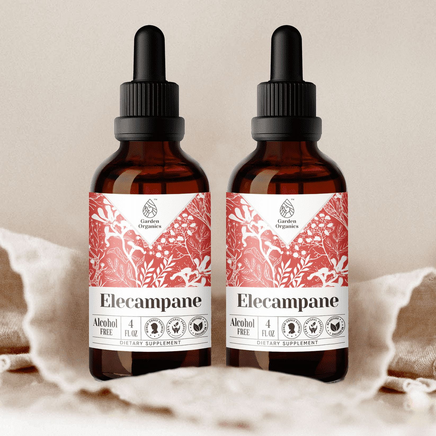Garden Organics Elecampane Tincture Alcohol-FREE Extract, Organic ...