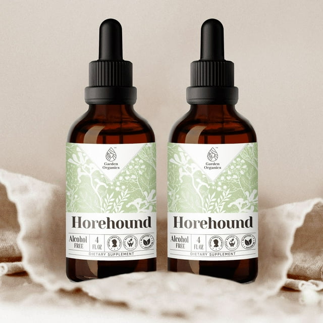 Garden Organics Horehound Tincture Alcohol-FREE Extract, Organic ...