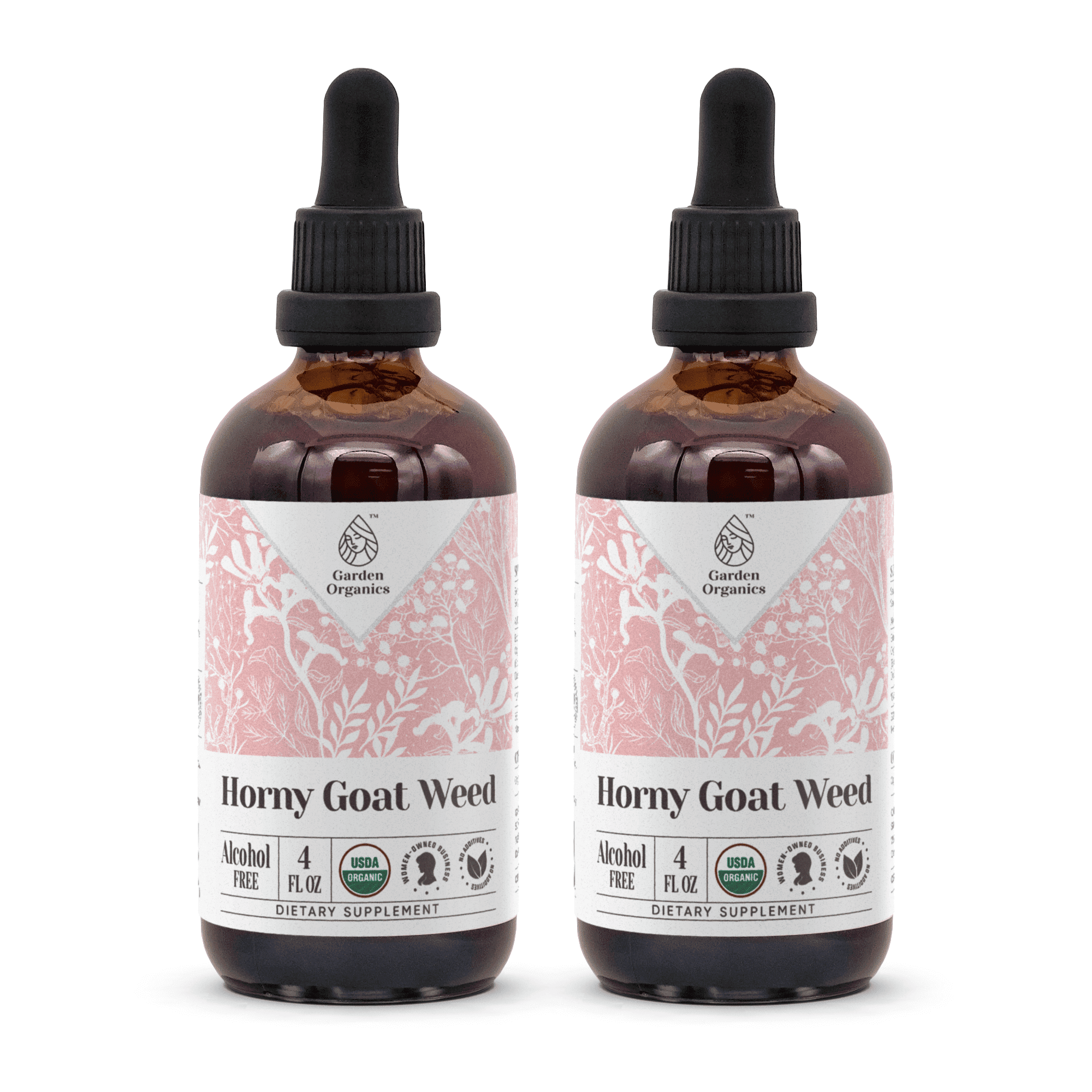 Garden Organics Horny Goat Weed Extract, Natural Herbal Supplement for Vitality Support ...