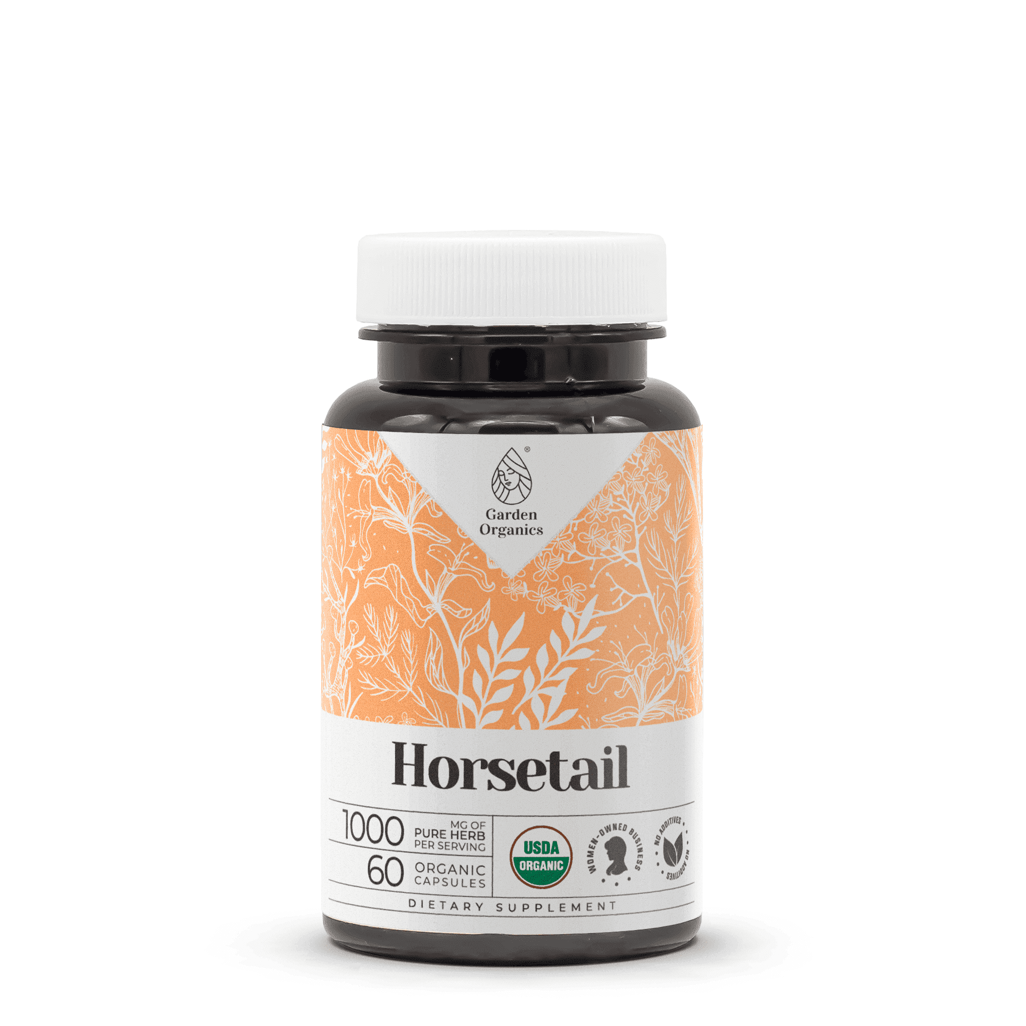 Garden Organics Horsetail Capsules, Natural Herbal Supplement for ...