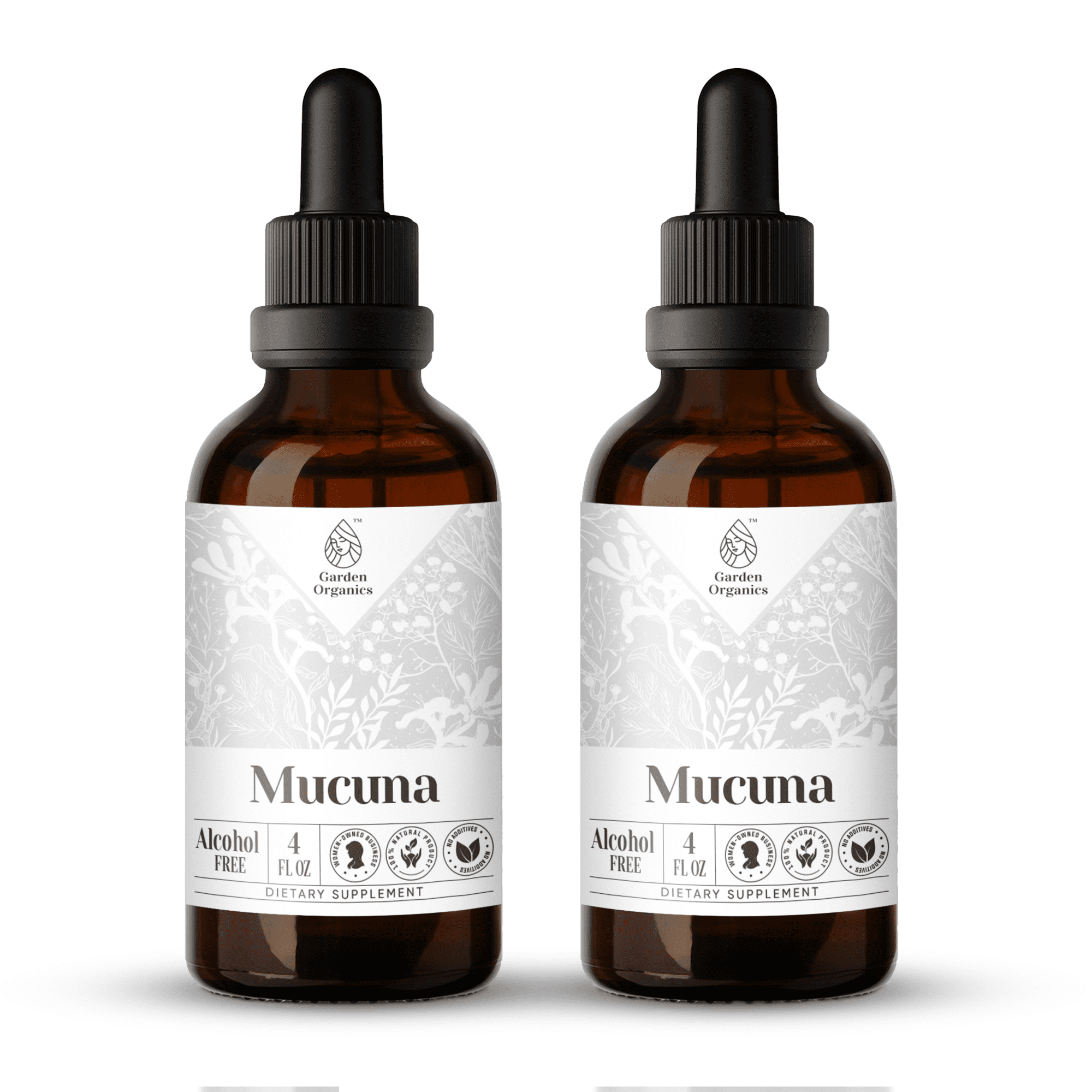 Garden Organics Mucuna Tincture Alcohol-FREE Extract, Mucuna (Mucuna ...